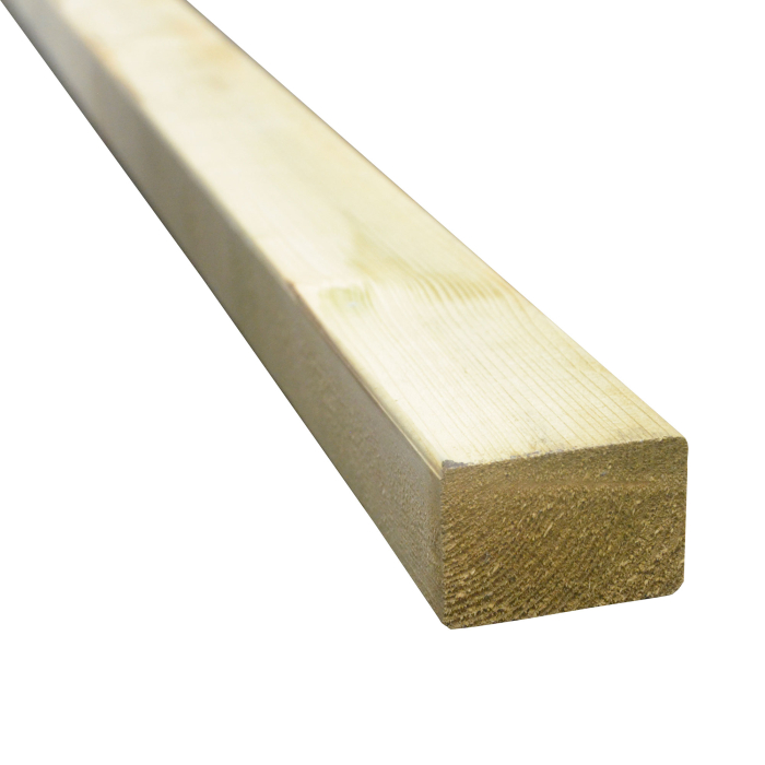 Regularised Treated Sawn Timber 47mm x 75mm Finished Size 45mm x 70mm ...