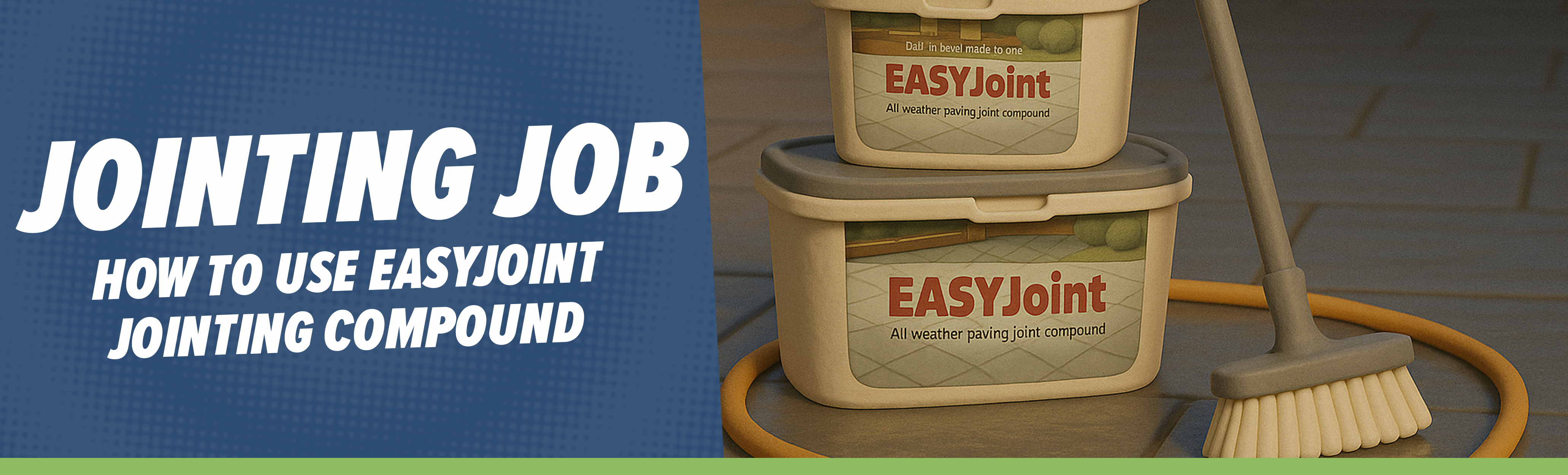 How to use EASYJoint Jointing Compound for your paving project